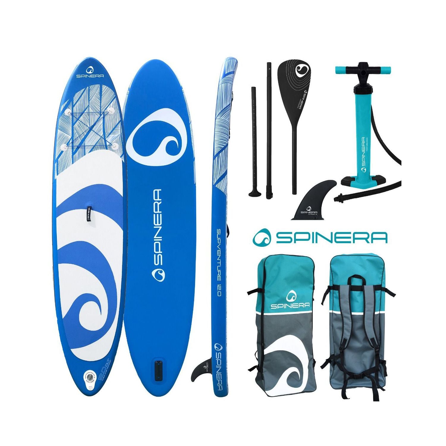 Spinera - SupVenture 12ft0 iSUP Package – Watersports World UK